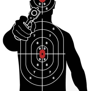 10 Bulks Shooting Target - Gun Range Target Practice Poster- Hunting ...