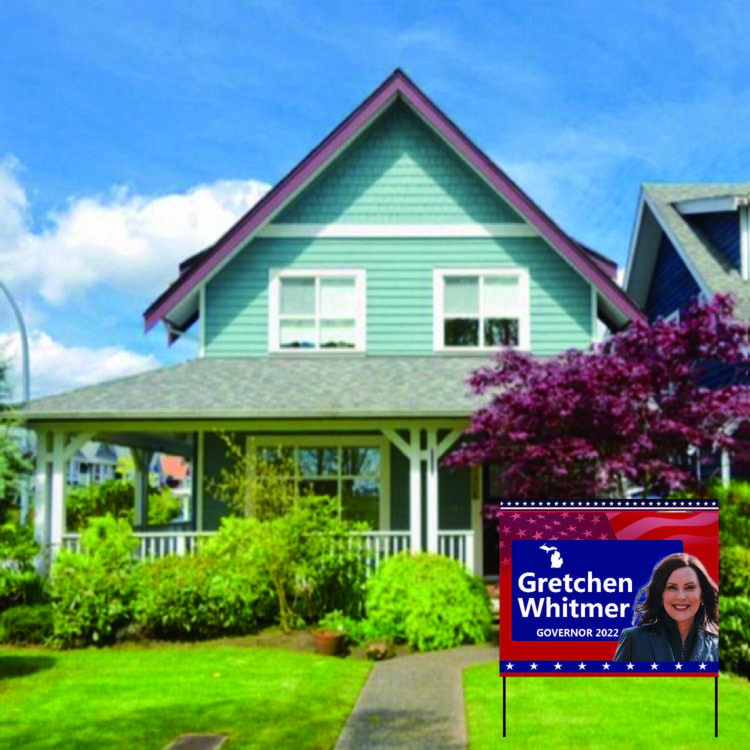 Gretchen Whitmer for Michigan Governor 2022 Yard Sign - Etsy