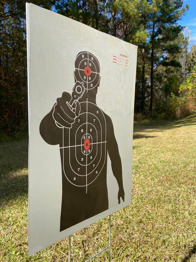 10 Bulks Shooting Target Gun Range Target Practice Poster - Etsy