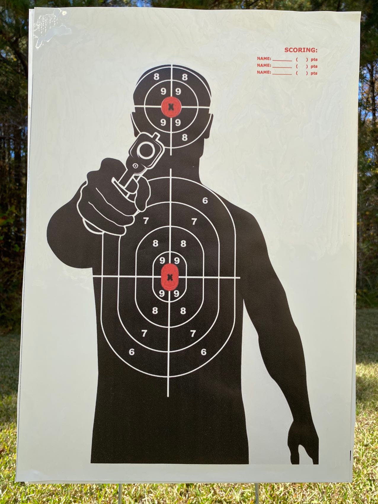 10 Bulks Shooting Target - Gun Range Target Practice Poster- Hunting ...