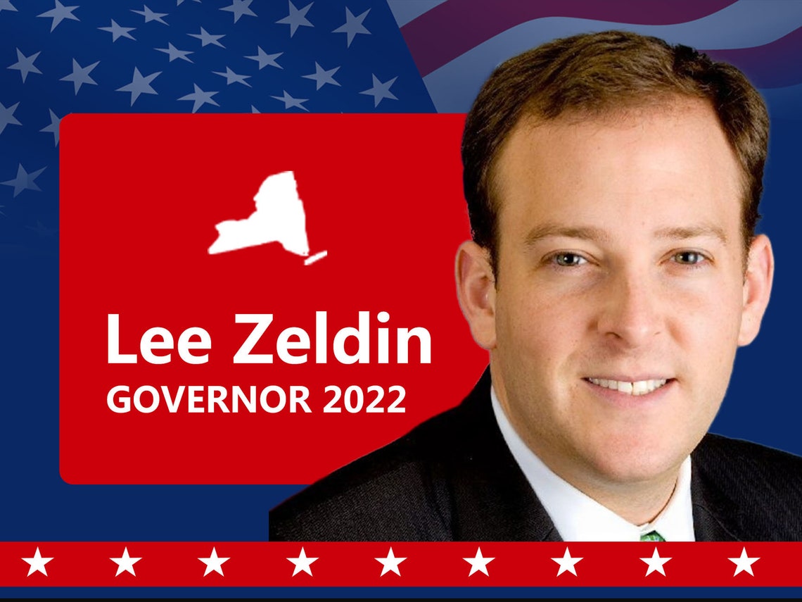 Lee Zeldin for New York Governor 2022 Yard Sign - Etsy