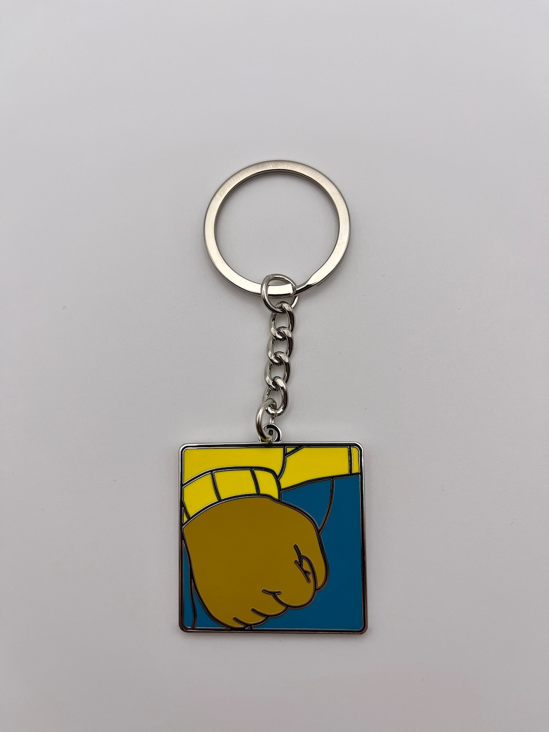 Arthur Fist Meme Enamel Keyring - Etsy