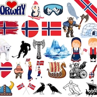 Denmark Clipart | Jpg, Png, Eps, Svg | Digital Line Art Illustration ...