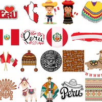 Watercolor Peru Travel Clipart - Watercolor Clipart - Machu Pichu Peru ...