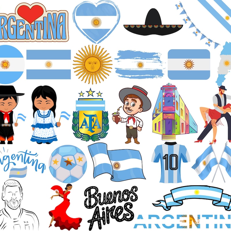 Argentina Flag Poster - Etsy