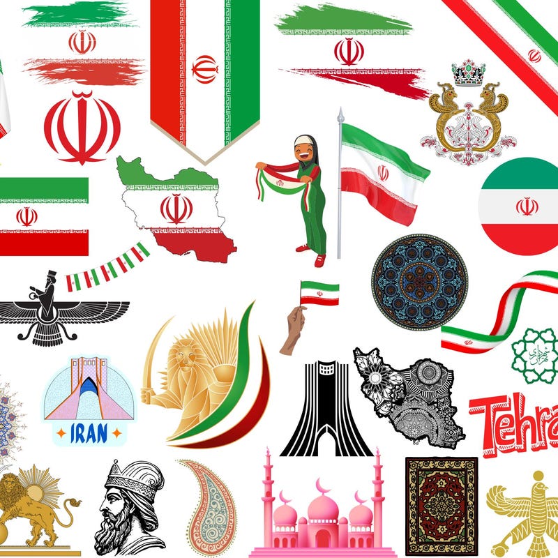Iran Sticker - Etsy