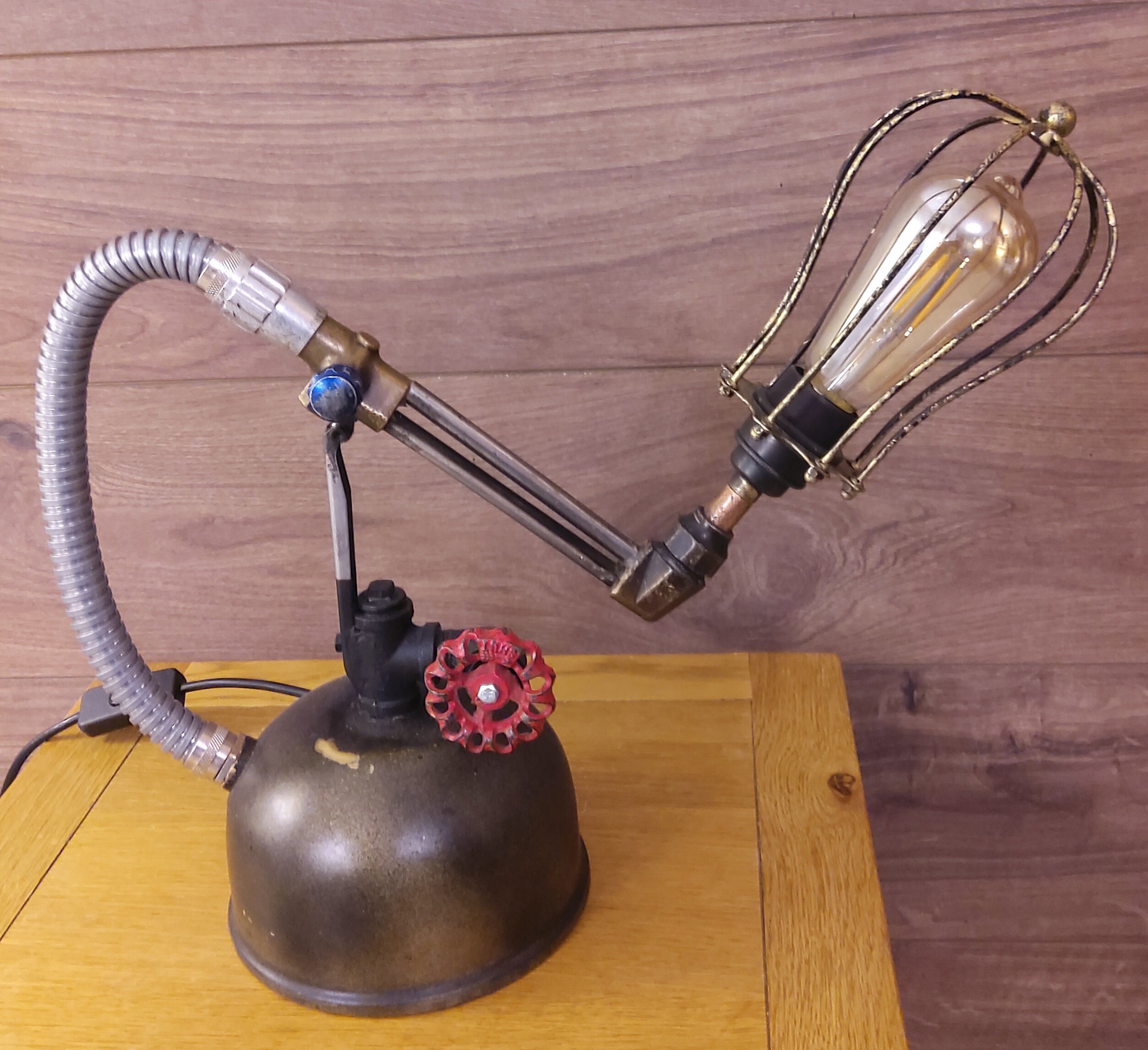 Upcycled Welding Torch Table Lamp - Etsy UK