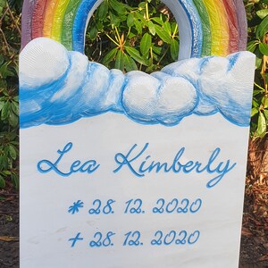 Children's Gravestone / Gravestone Memorial Stone for a Stillborn Child ...