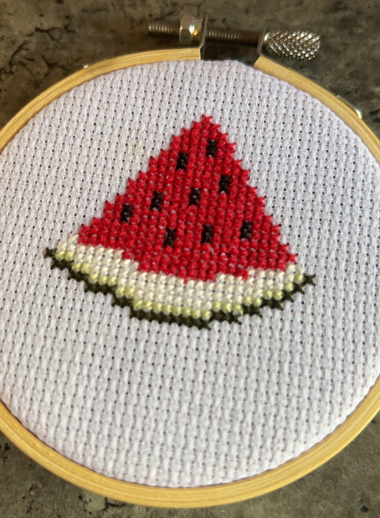 Watermelon Mini Cross Stitch Pattern PDF, Cute and Simple Design ...