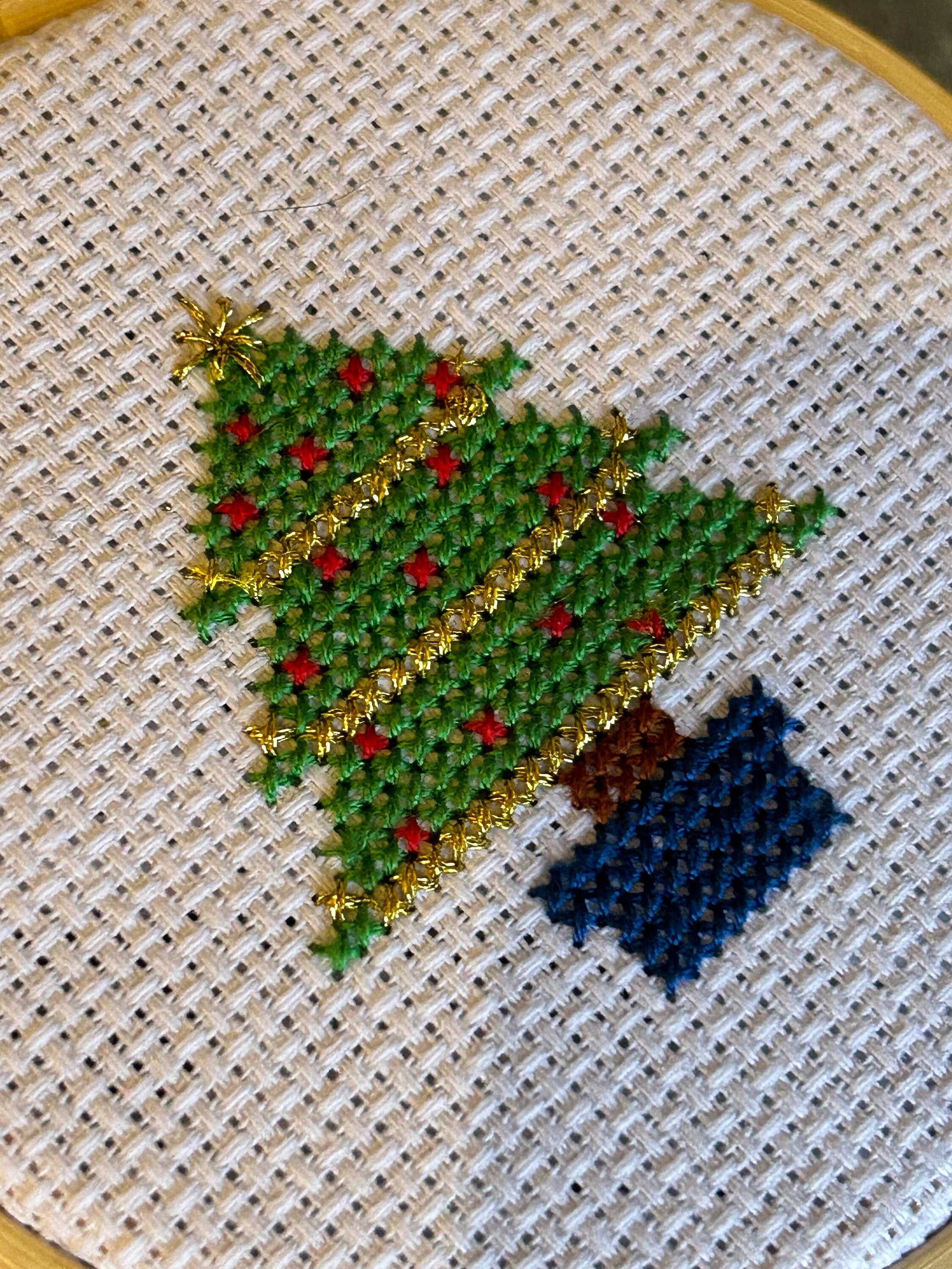 Christmas Tree Mini Cross Stitch Pattern PDF, Cute and Simple Design ...