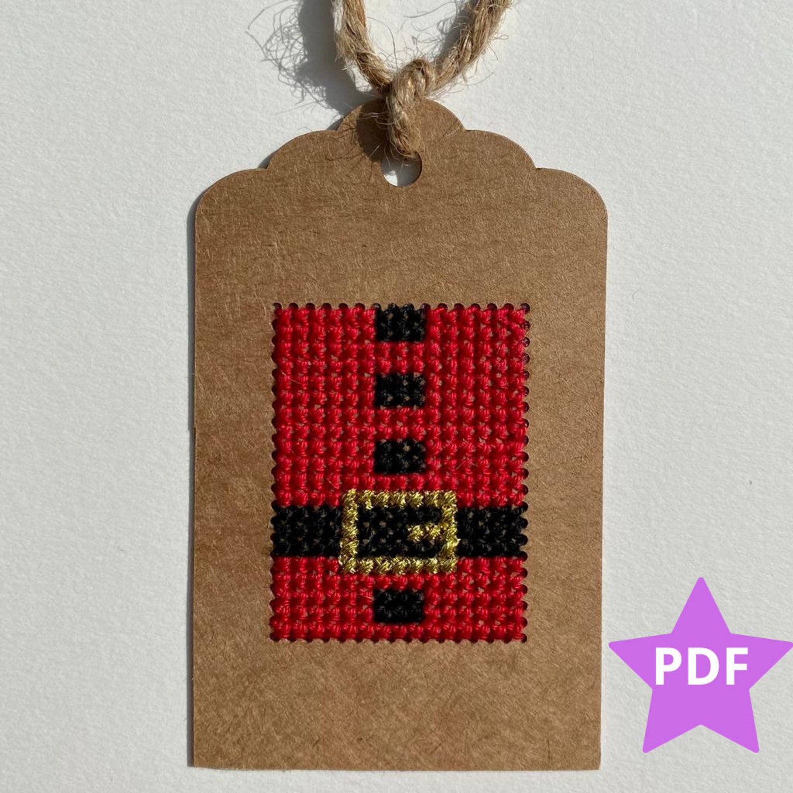 PDF of Set of 5 Mini Christmas Cross Stitch Patterns for Beginners ...