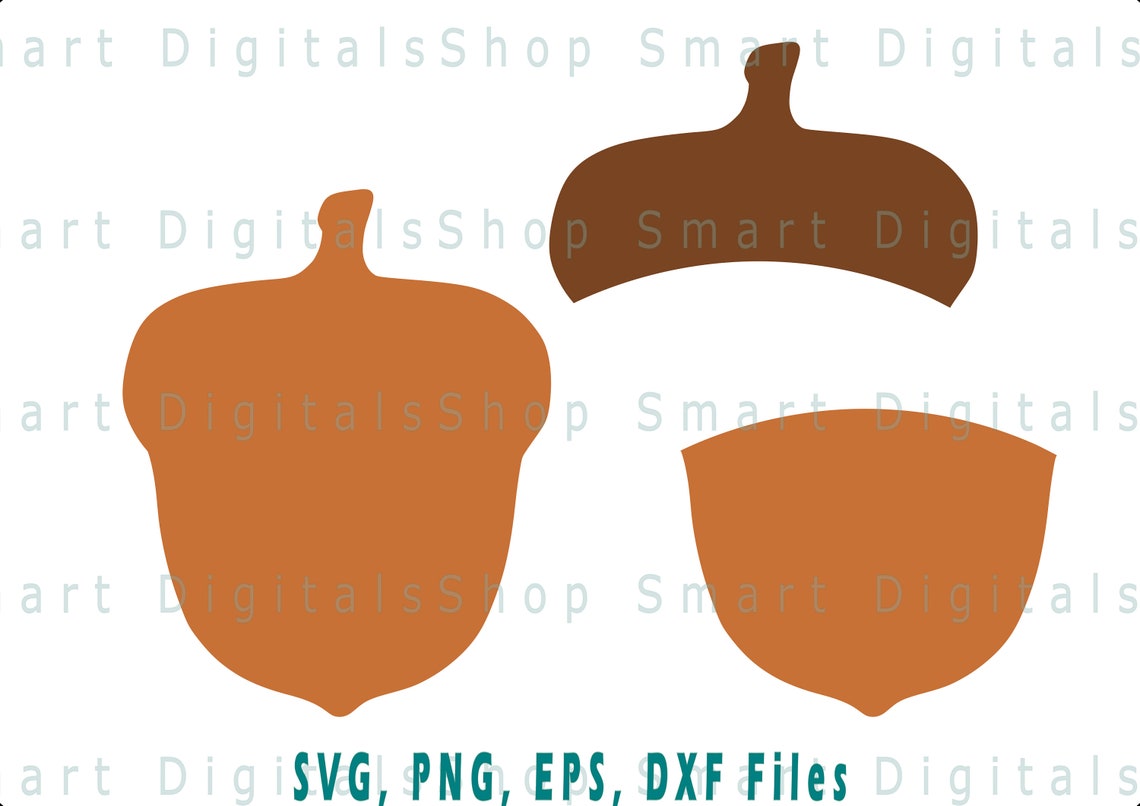 Acorn SVG Simple Acorn Cut File Thanksgiving Autumn Fall Svg Clipart ...