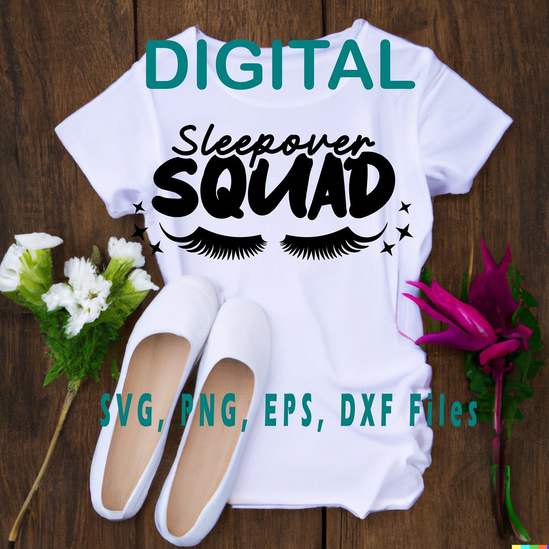 Sleepover Squad Svg Sleepover Svg Friends SVG Sleepover - Etsy