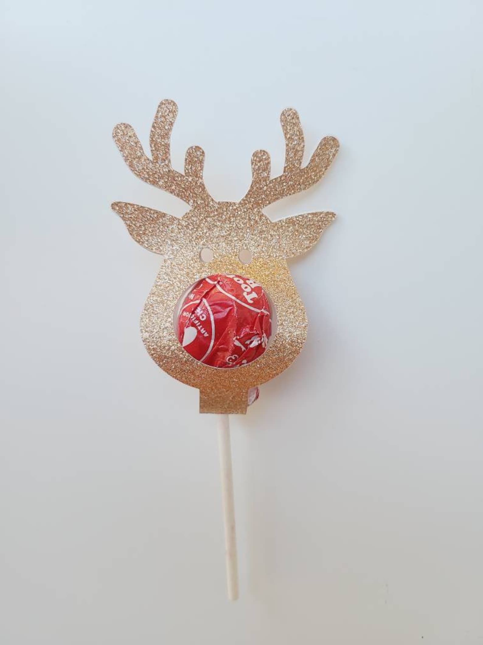 Christmas Lollipop Holder SVG Reindeer Lollipop Holder Cut - Etsy