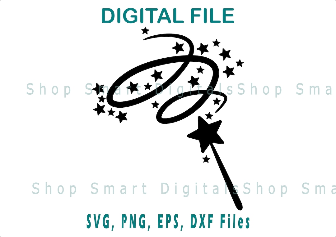 Magic Wand Svg Cut File| Magic Wand Cricut | Make a Wish | Digital ...