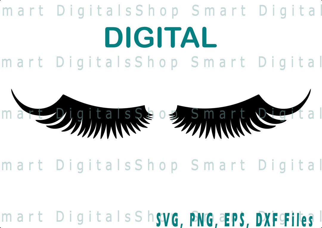 Eyelashes Svg | Lashes Cut File | Hair Salon Svg | Digital Download for ...