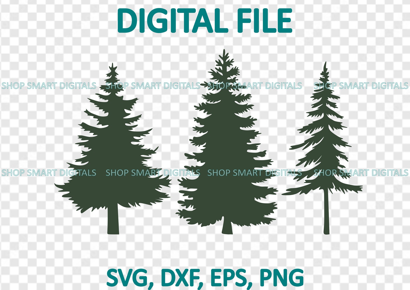 Pine Tree SVG | Christmas Tree SVG Cut File | Spruce Svg | Download ...