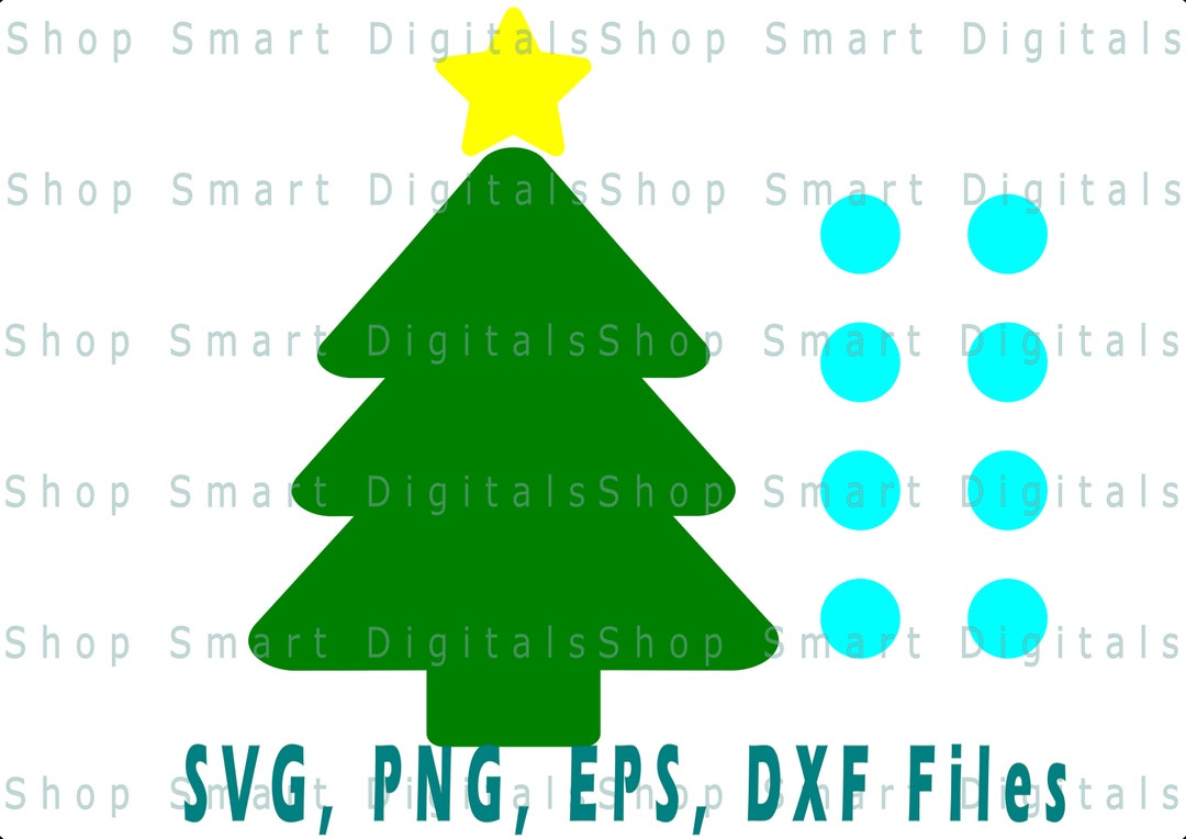 Simple Christmas Tree SVG | Christmas Tree SVG | Christmas SVG ...