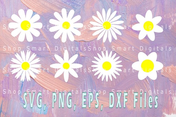 Daisy Svg Flower Svg Floral SVG Daisy Png Daisy Flower - Etsy