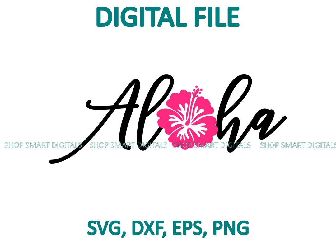 Aloha Svg, Aloha Clip Art, Summer Svg, Hawaiian Svg, Beach Svg ...