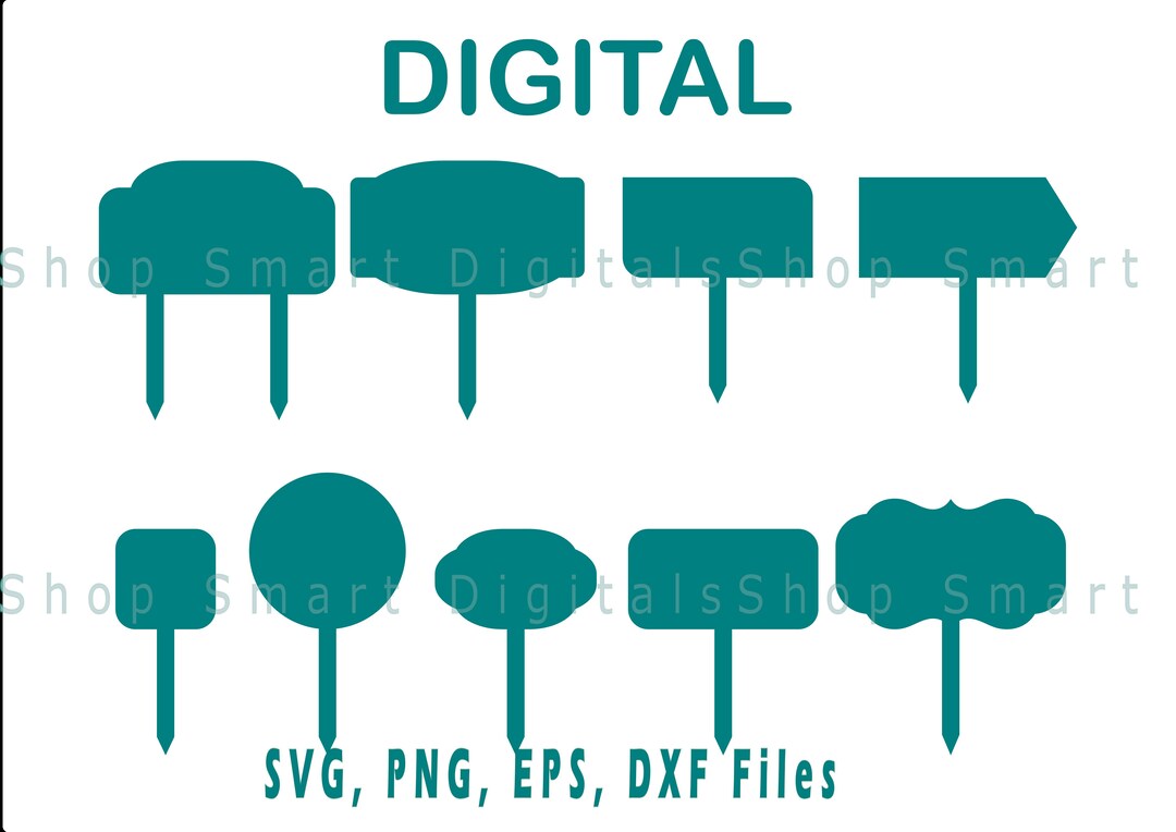 Garden Pick Svg | Garden Markers,plant Pick Labels Svg Cut File for ...