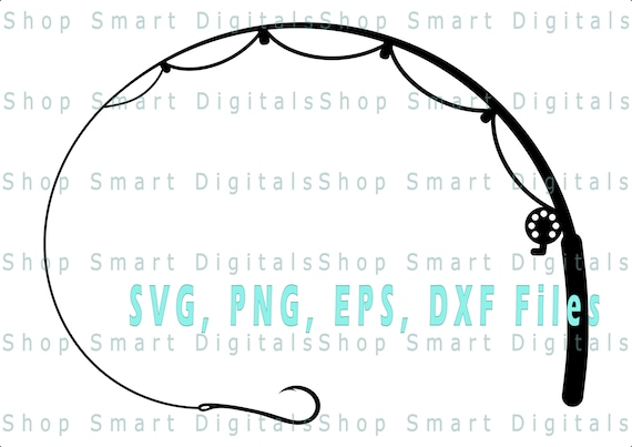 Fishing Rod SVG Fishing SVG Fishing T-shirt SVG Digital - Etsy