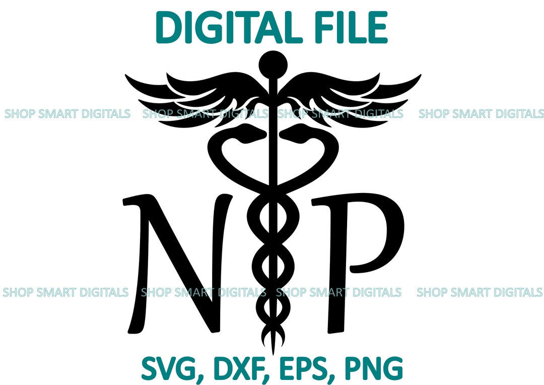 Symbole médical SVG NP svg Caducée Svg Docteur Svg - Etsy Canada