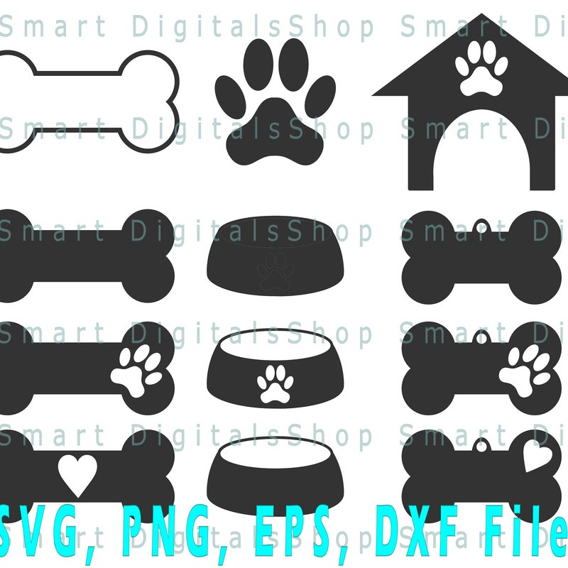 Dog Tag in Heart Png - Etsy