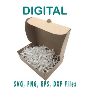 Small Box Template SVG | Favor Box Template Cut File | Display Box Svg ...