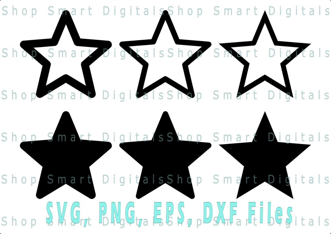 Star SVG | Star Outline Cut Files | Star Vector Files | Star Clip Art ...