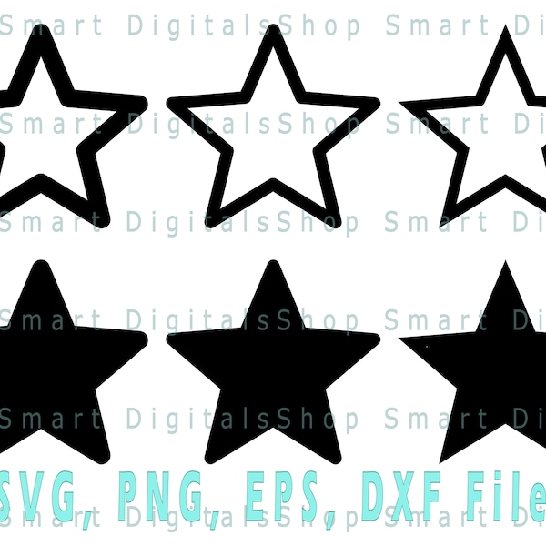 Stella svg - Etsy Italia