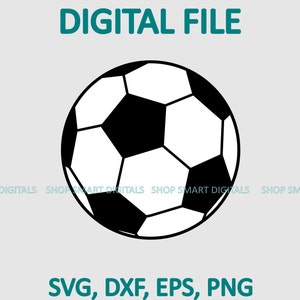 Soccer Ball Svg File| Soccer Ball Layered Vector File | Soccer Svg ...