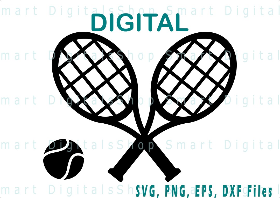 Tennis Racket Svg | Simple Tennis Racket Vector Files | Tennis Game Svg ...