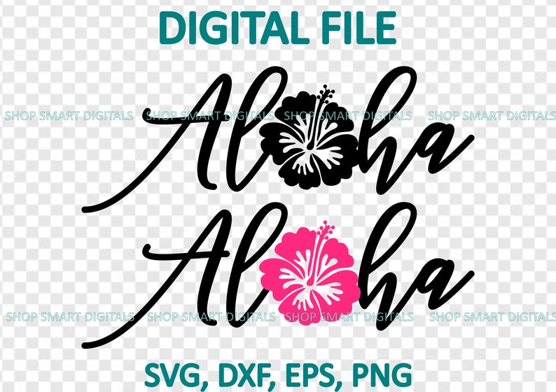 Aloha Svg, Aloha Clip Art, Svg d'été, Svg hawaïen, Svg de plage ...