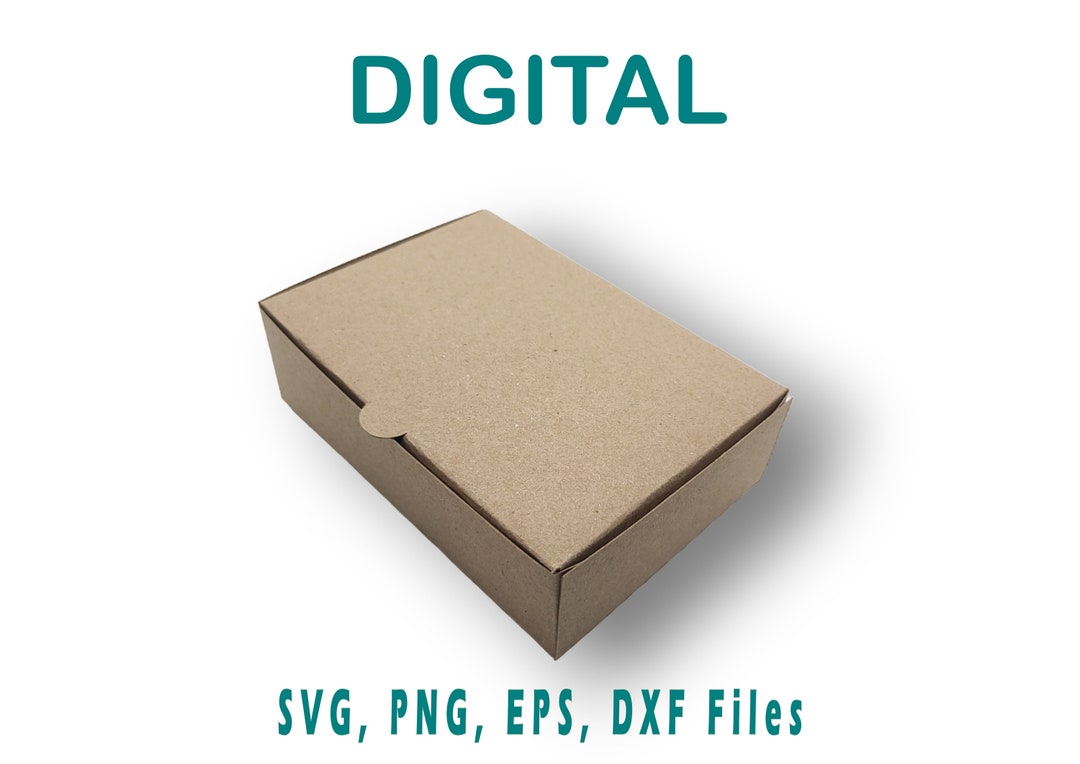 Small Box Template SVG | Favor Box Template Cut File | Display Box Svg ...