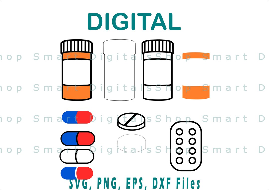 Medicine SVG, Prescription, Pill SVG, Pills, Doctor, Clip Art, Clipart ...