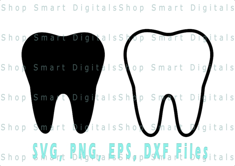 Tooth Svg | Tooth Teeth Dental Cut File | Digital Download for Cricut ...