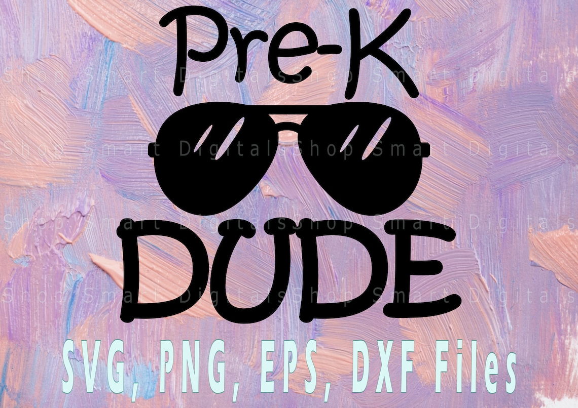 Pre-k Dude Svg Back to School Svg Pre-k Svg Preschool Svg - Etsy