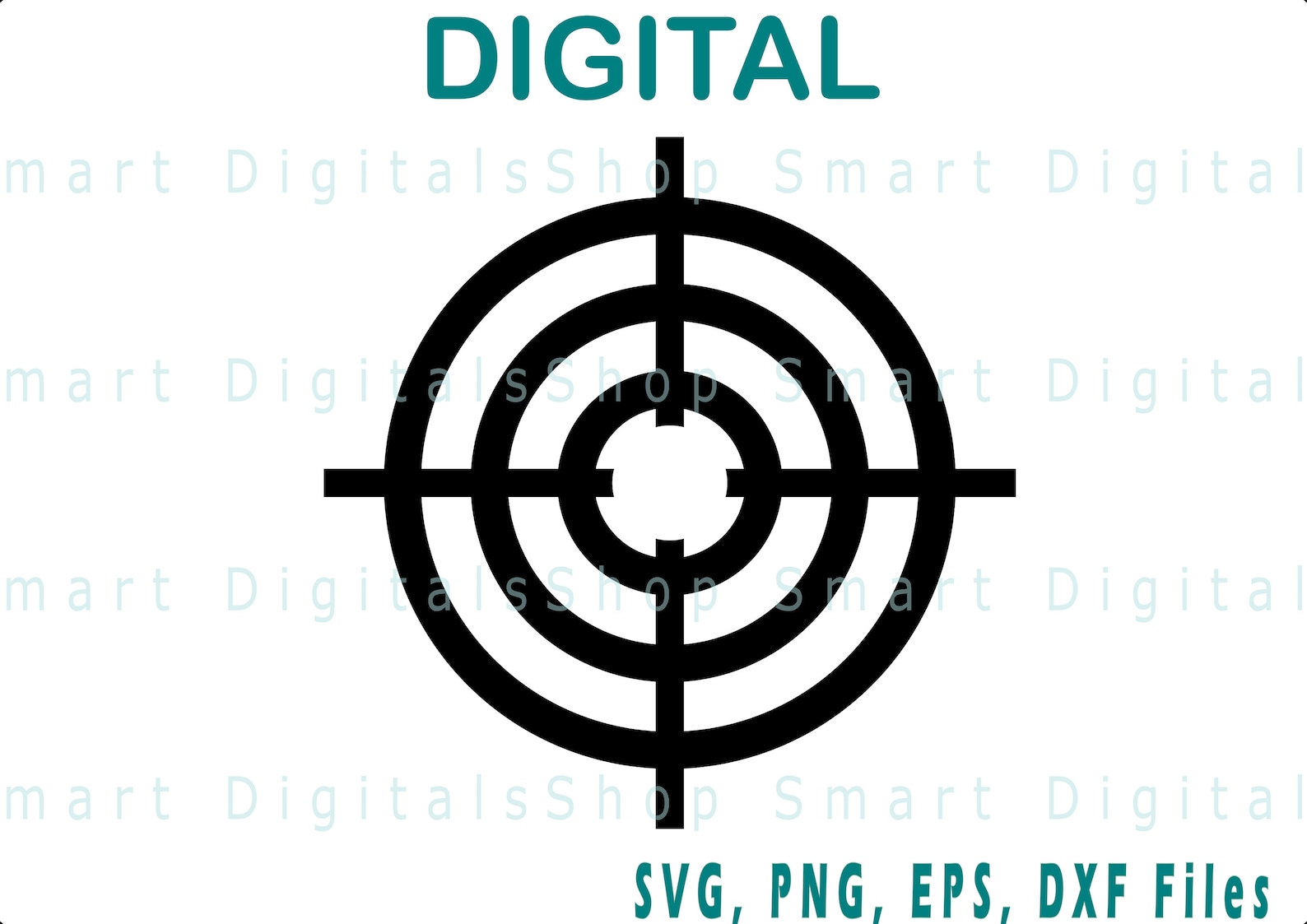 Target SVG, Bullseye SVG, Shooting Target SVG, Clipart, Cut Files ...