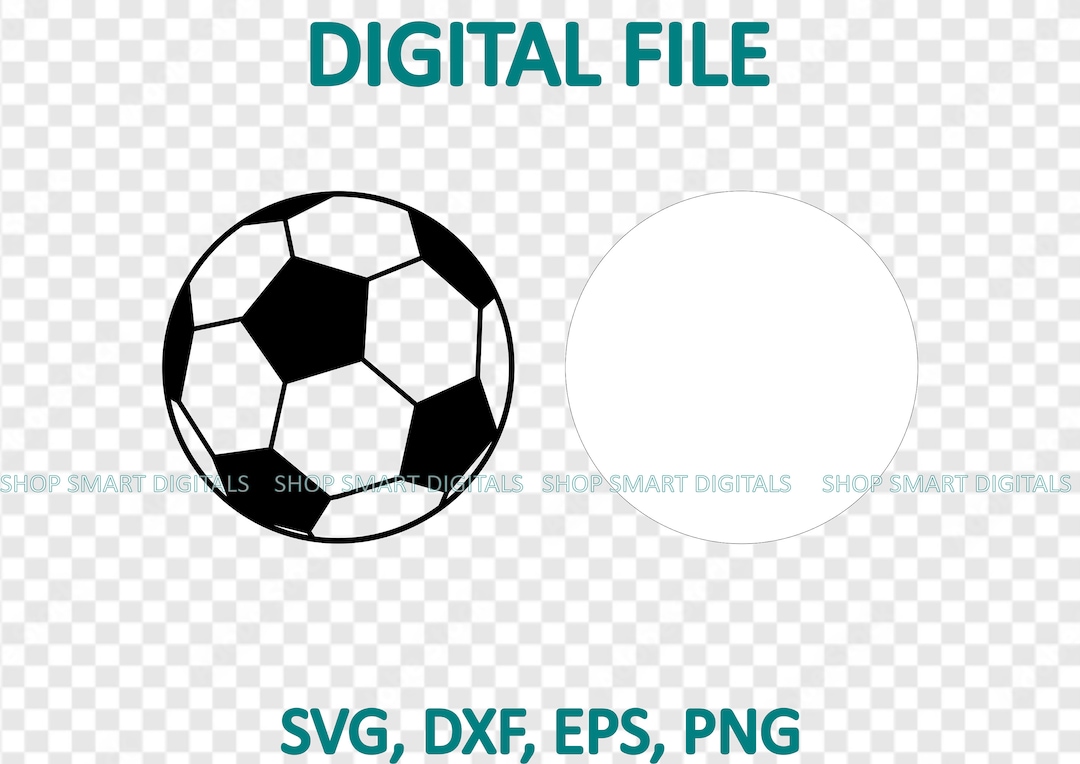 Soccer Ball Svg File| Soccer Ball Layered Vector File | Soccer Svg ...