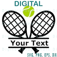 Tennis Svg - Etsy