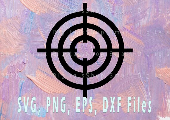 Target SVG Bullseye SVG Shooting Target SVG Clipart Cut - Etsy