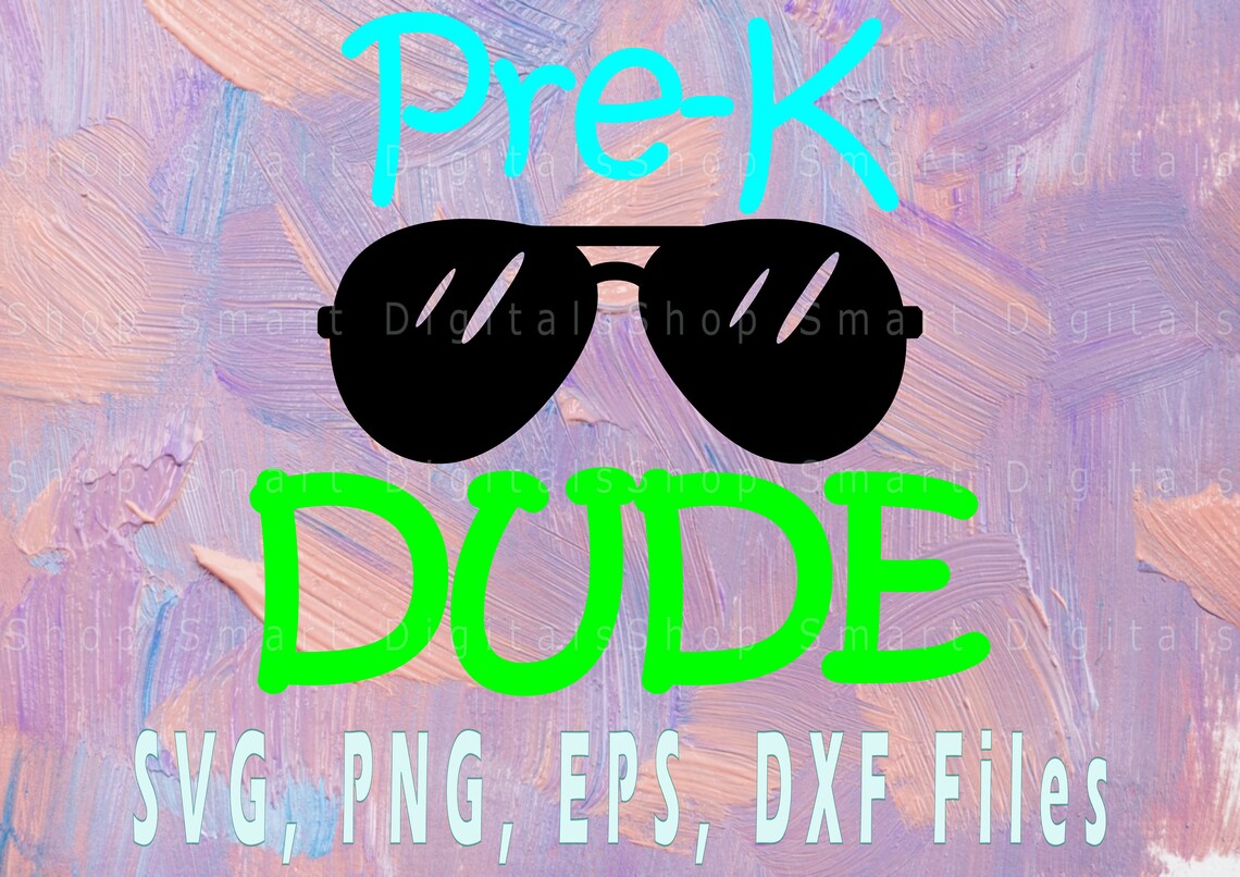 Pre-k Dude Svg Back to School Svg Pre-k Svg Preschool Svg - Etsy