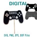 Gamer Cake Topper Cut File | Game Controller Svg | Boys Cake Topper Cut ...