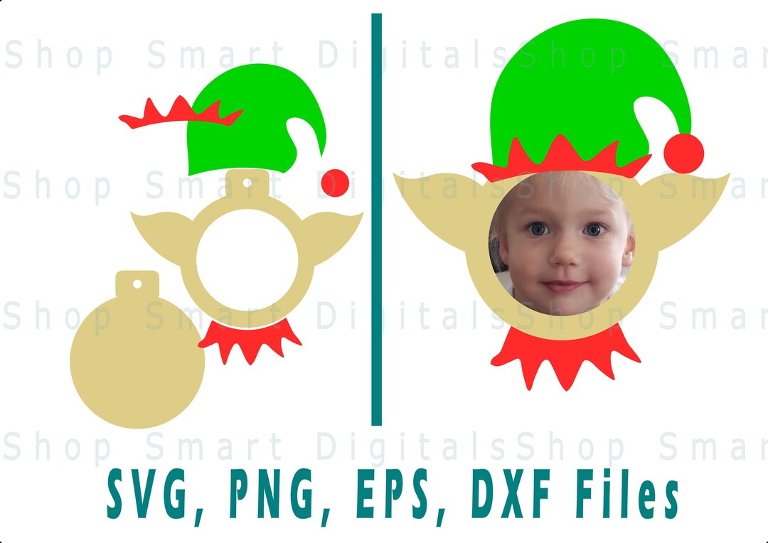 Elf Svg | Christmas Gift Svg | Elf Ornament Cut File | Christmas Tree ...