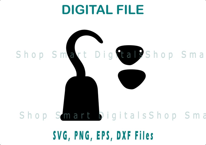 Pirate Hook Svg | Pirate Hook and Eye Patch Cut File | Pirate Svg ...