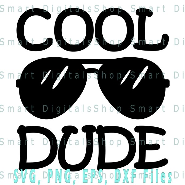 Cool Dude Svg - Etsy