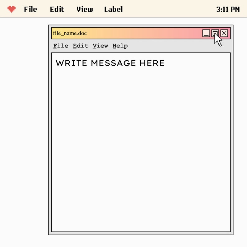 Y2K Computer Aesthetic Photobook Template - Etsy Israel