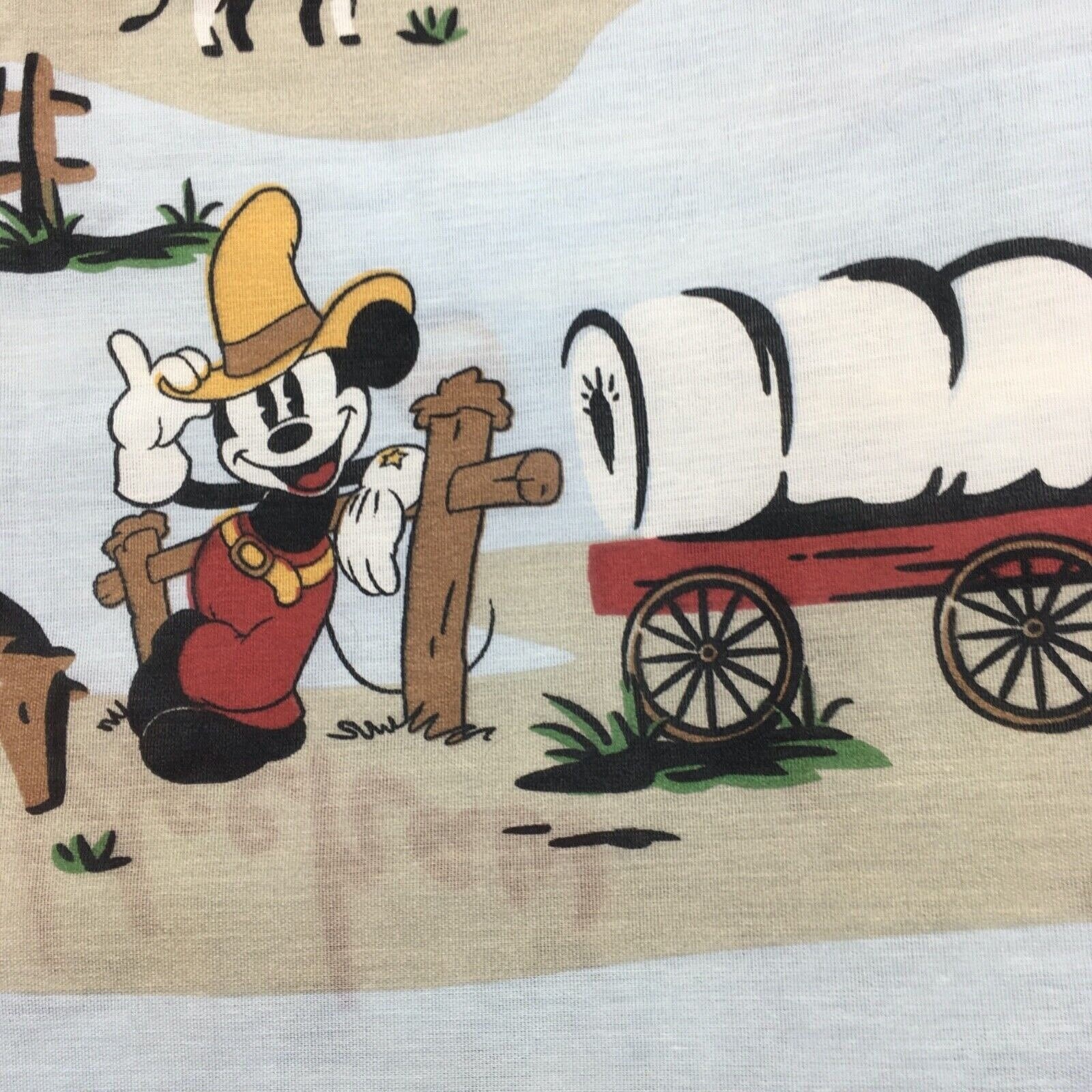 Disney Home Drapery Lil Buckaroo Mickey Cowboy Western Ranch 4 - Etsy