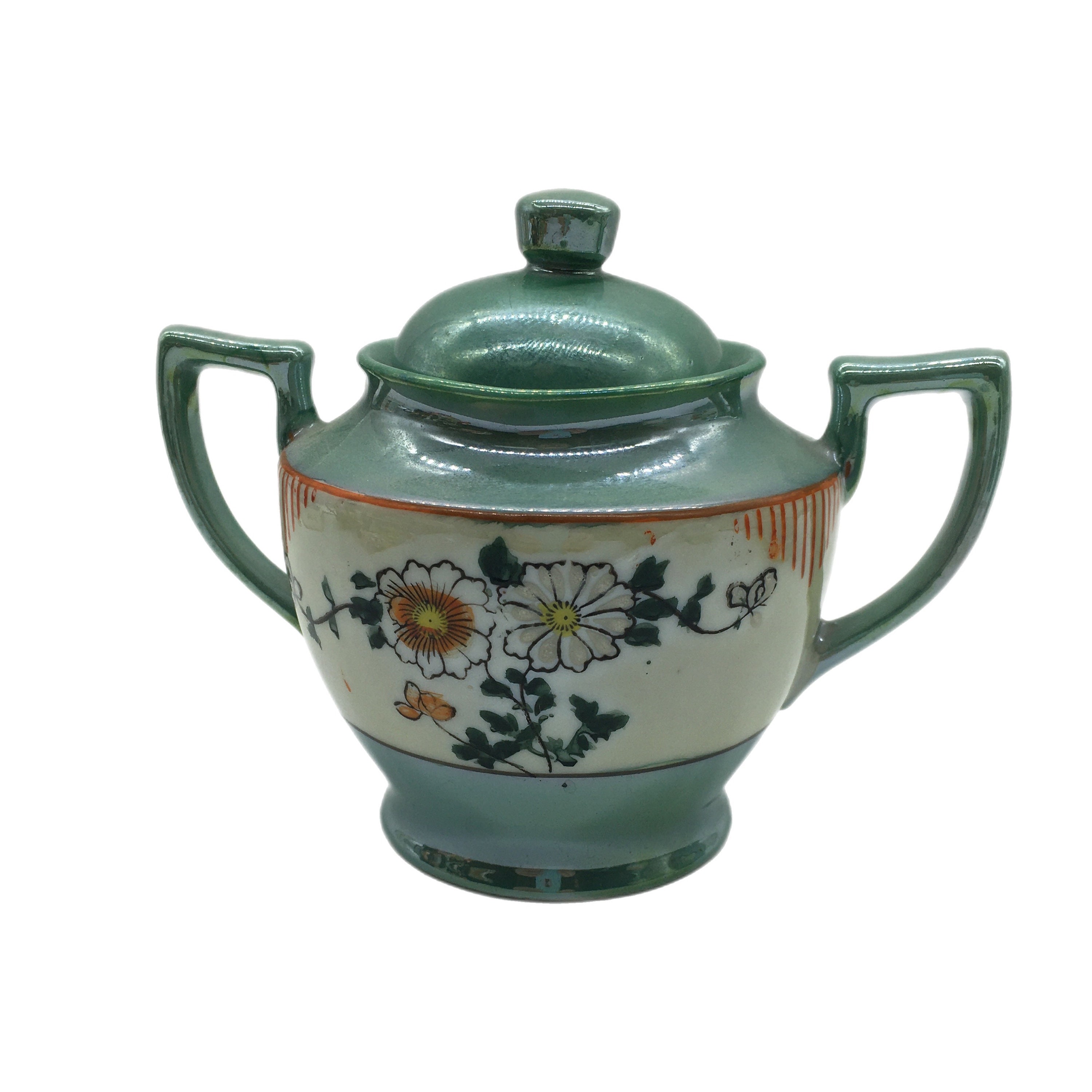 Lusterware Tea Set 3 Piece Japan, Japanese Lusterware, Art Deco Design ...